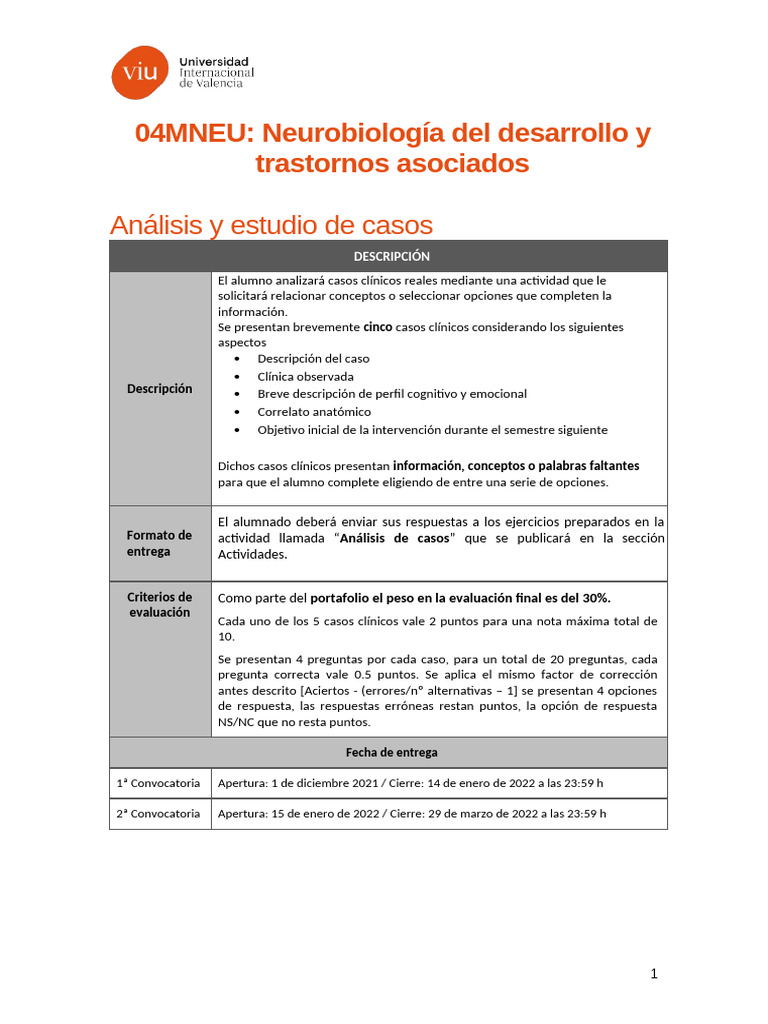 Análisis y estudios de casos 2 | PDF