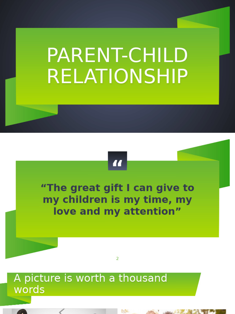 Understanding Parent-Child Relationships | PDF | Attachment Theory ...