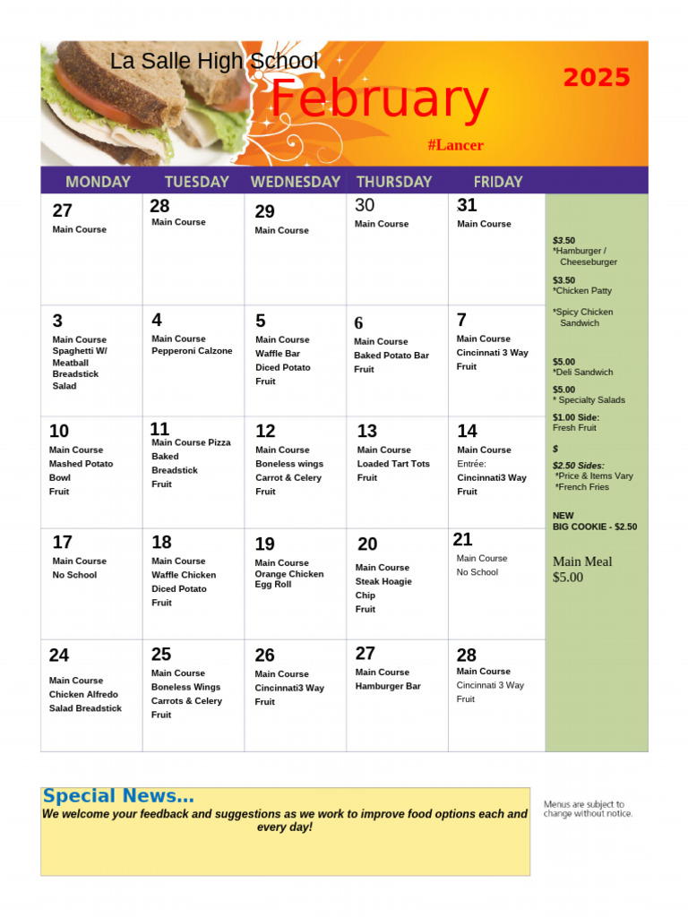 New Menu 2023 | PDF | Hamburgers | Salad