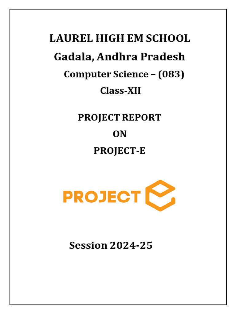 Cs Project Documentation-Merged | PDF | Application Software | Python (Programming Language)
