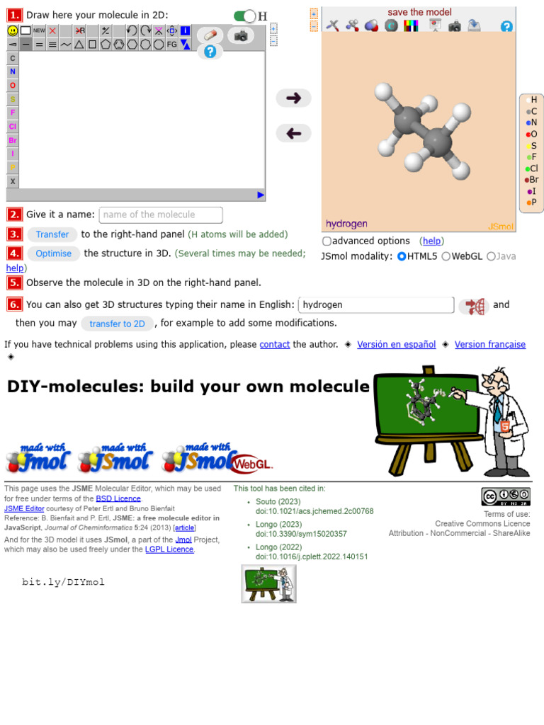 DIY-molecules build your own molecule | PDF | Atomic Physics | Molecules