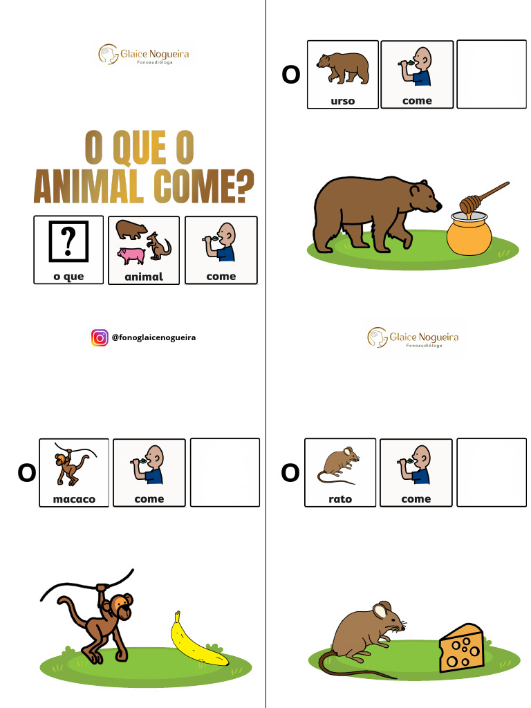 Recurso - O Que o Animal Come | PDF