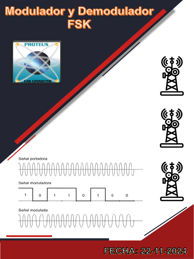 Modulador y Demodulador FSK | PDF | Modulación | Inalámbrico