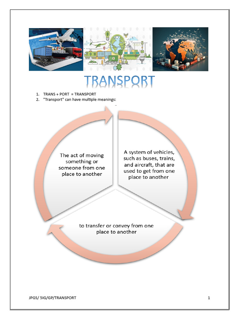 Gp Transport | PDF | Transport | Sustainable Transport