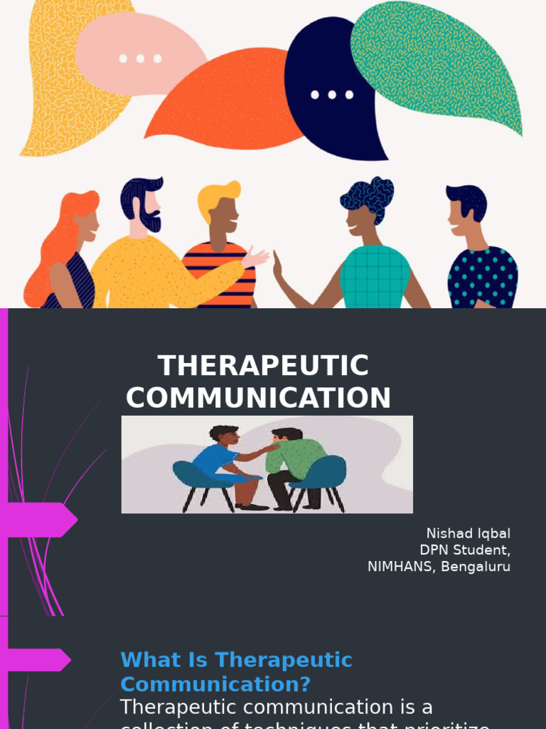 Therapeutic Communication Techniques | PDF | Communication | Nonverbal ...