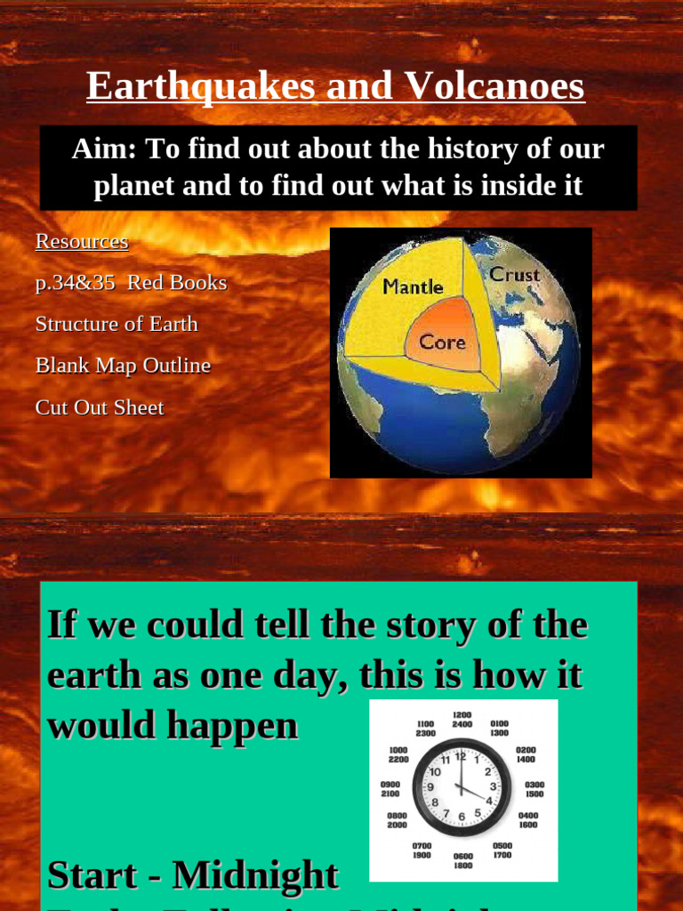 Earthquakes and Volcanoes Lessons 1 | PDF