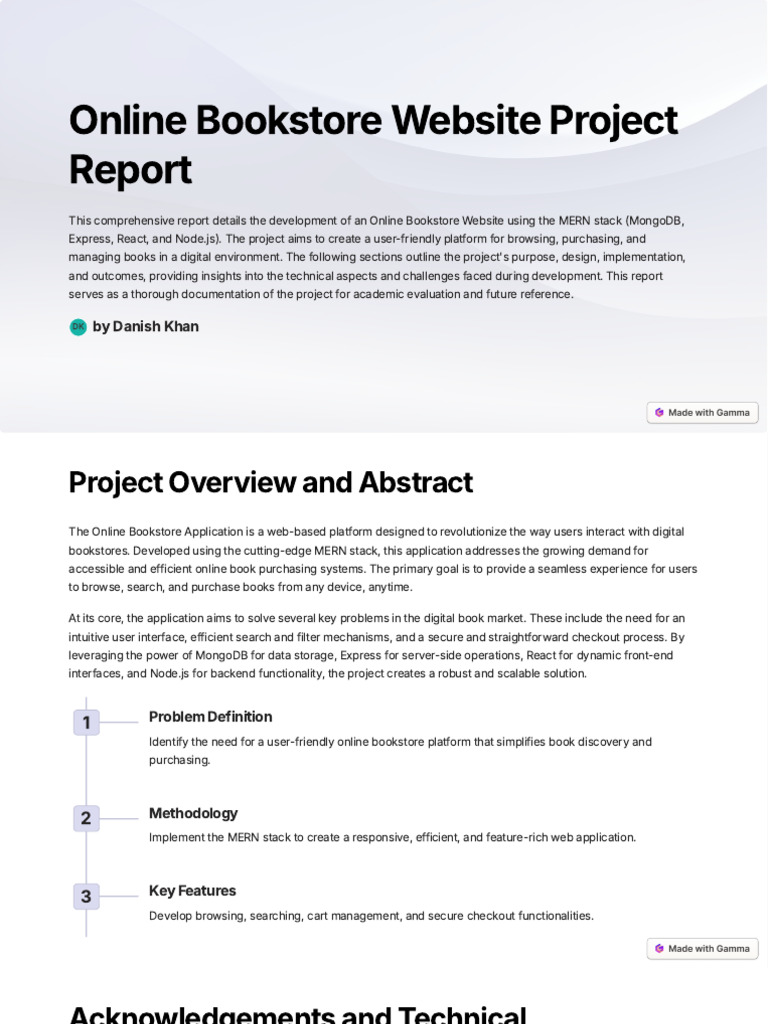 Online Bookstore Website Development Report | PDF | Software Testing ...