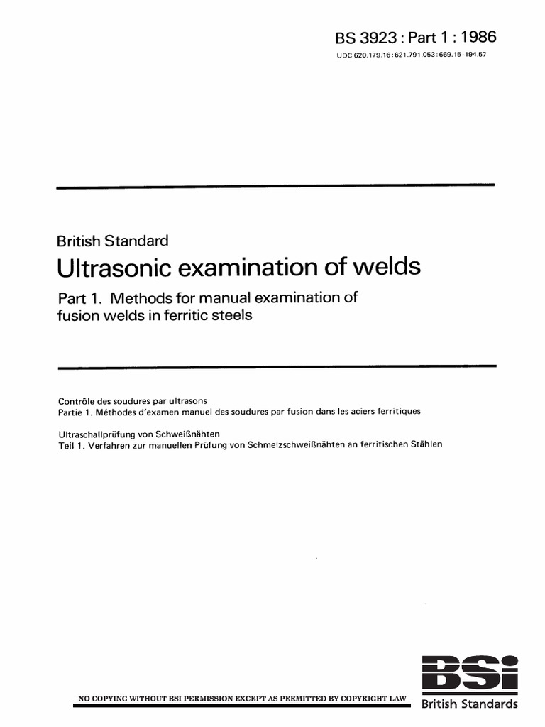 BS 3923 Part 1 1986 | PDF | Copyright Law | Freedom Of Expression Law