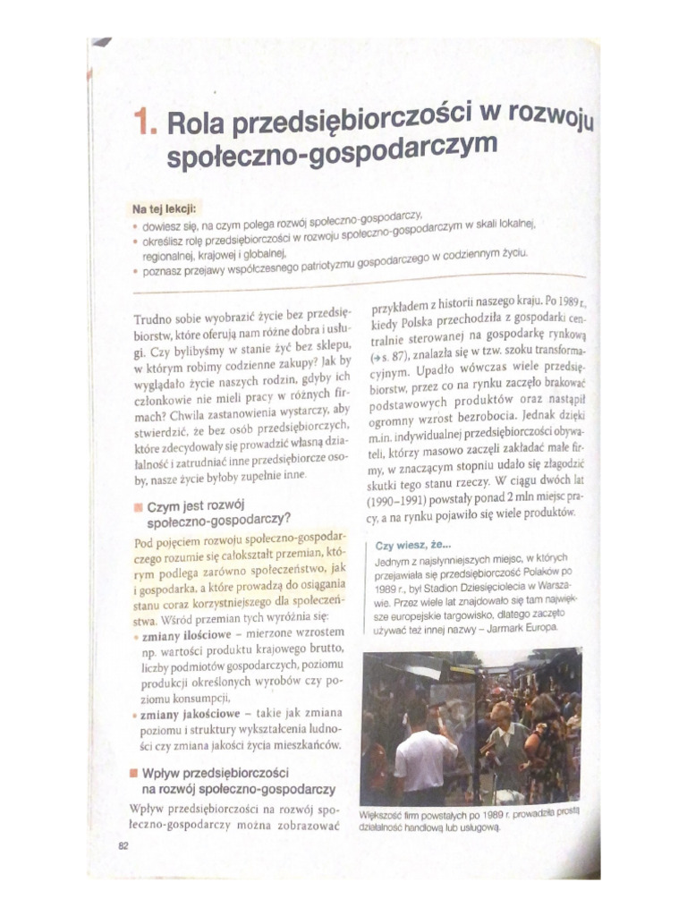 1. Rola przedsiebiorczosci w rozwoju | PDF