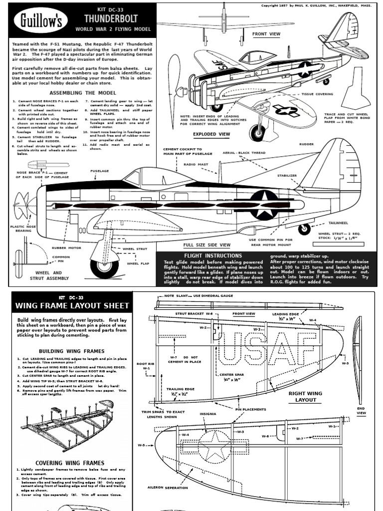 Thunderbolt_oz12848 | PDF | Spar (Aeronautics) | Fuselage