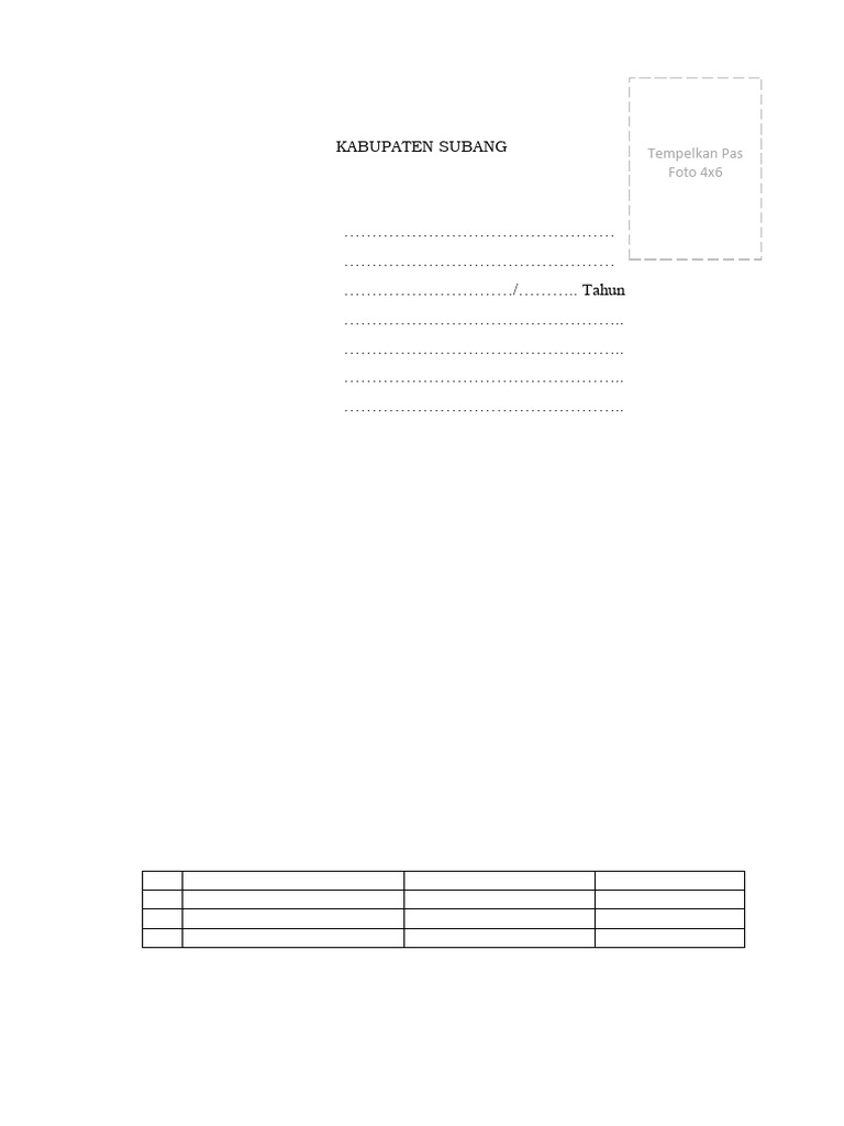 Daftar Riwayat Hidup PPDP | PDF