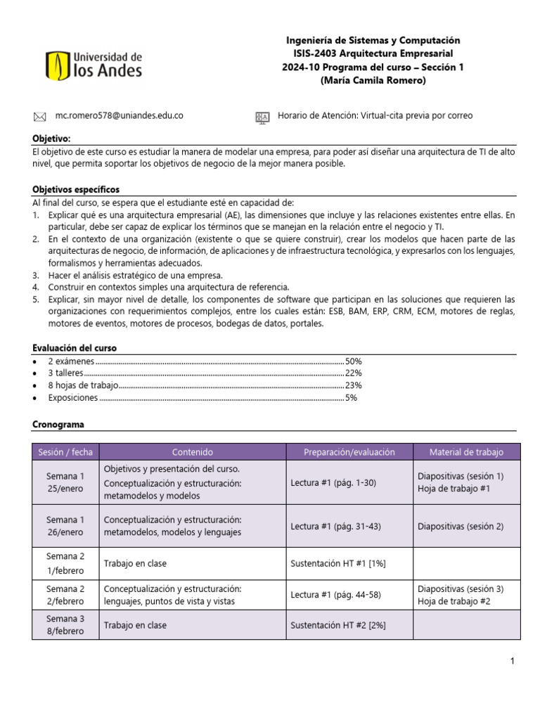 2024 10 AE Programa MCR | PDF | Inteligencia artificial | Inteligencia (IA) y semántica