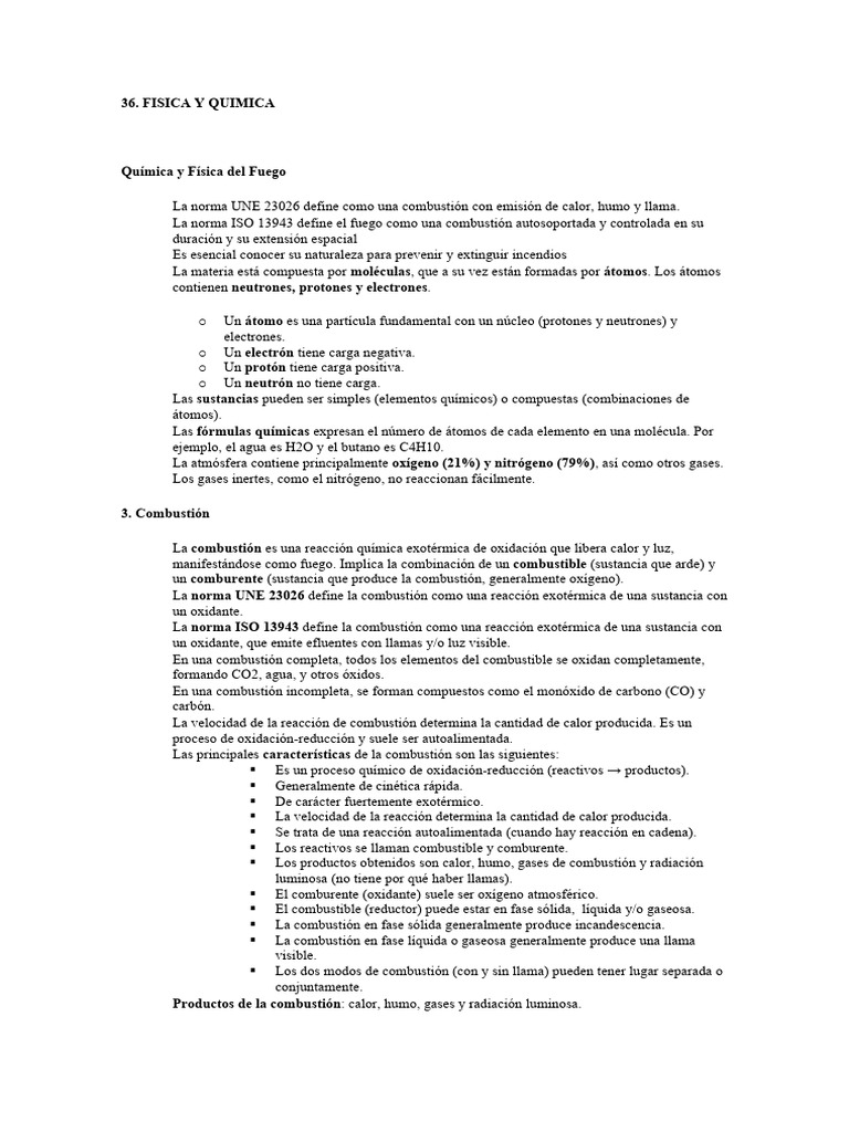 Fisica 1 | PDF | Combustión | Redox