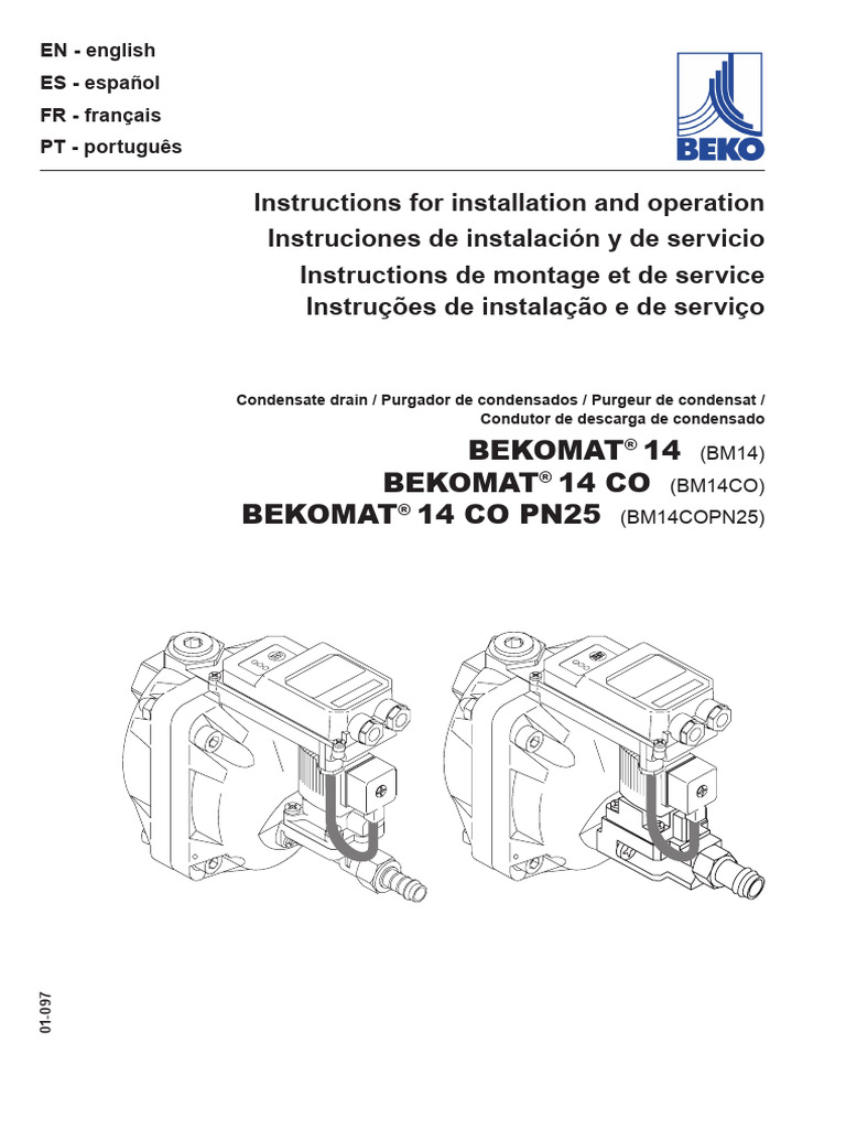 BEKOMAT 14 Installation & Operation Guide | PDF | Pipe (Fluid ...