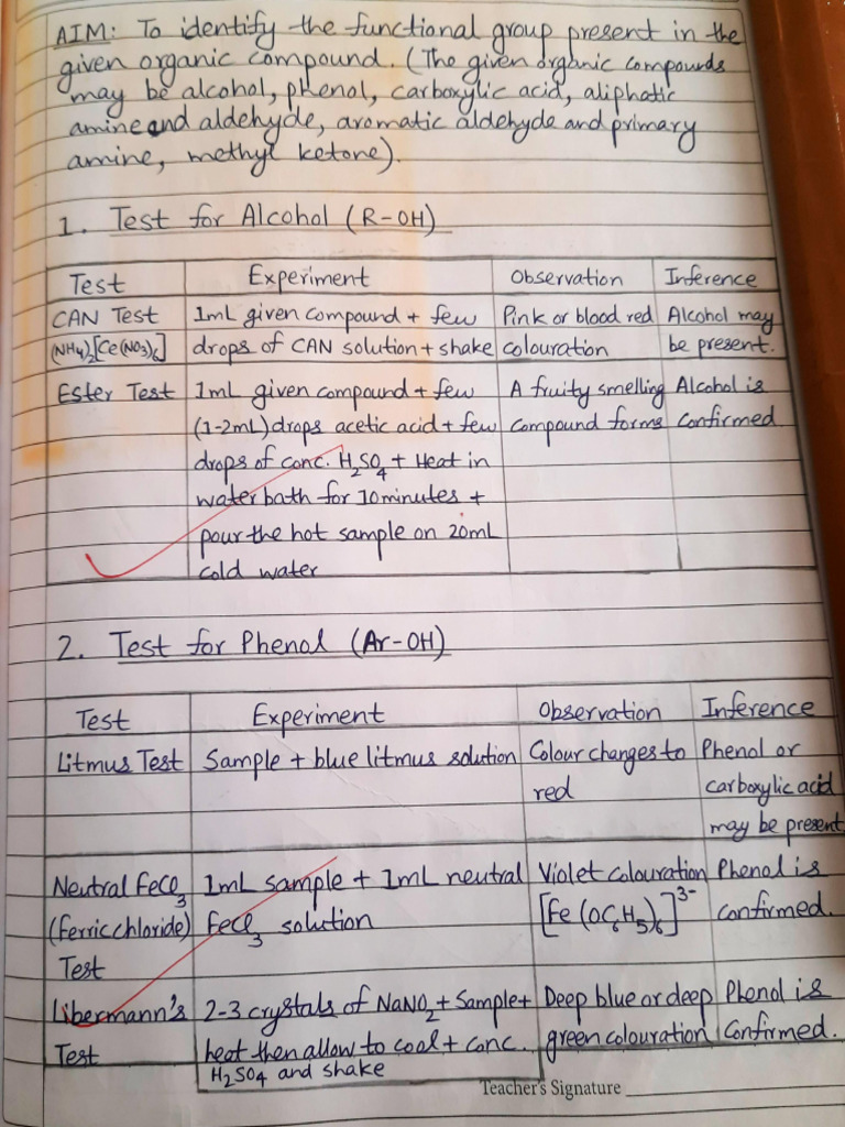 Experiment - Functional Group | PDF | Aldehyde | Carboxylic Acid