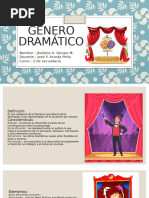 Mapa conceptual del género dramático | PDF