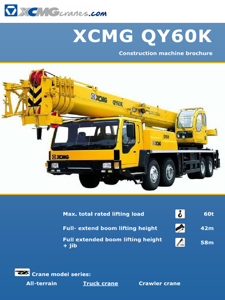 XCMG Qy60k - (60 Ton) | PDF