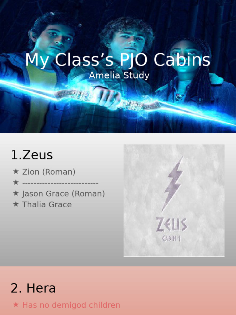 PJO Cabin Assignments Overview | PDF