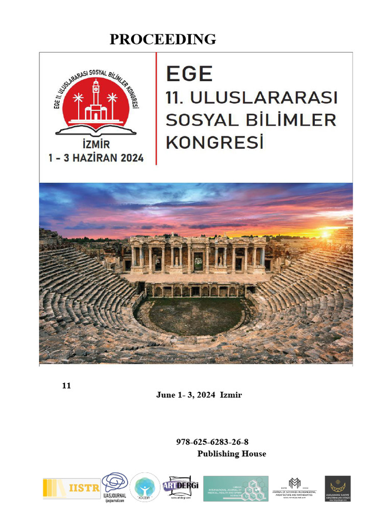 Ege 11. Sosyal Bilimler Kongre Tam Metin Kitabı - V3 | PDF