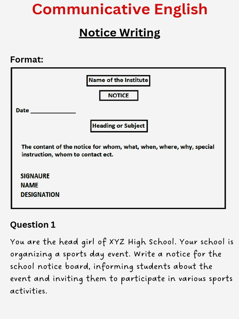 Class 10 Communicative English Writing Section | PDF | Paragraph | Learning