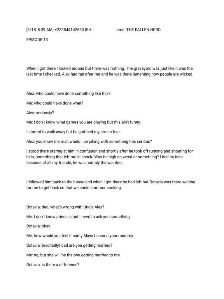 2nd Pt. THE FALLEN HERO | PDF