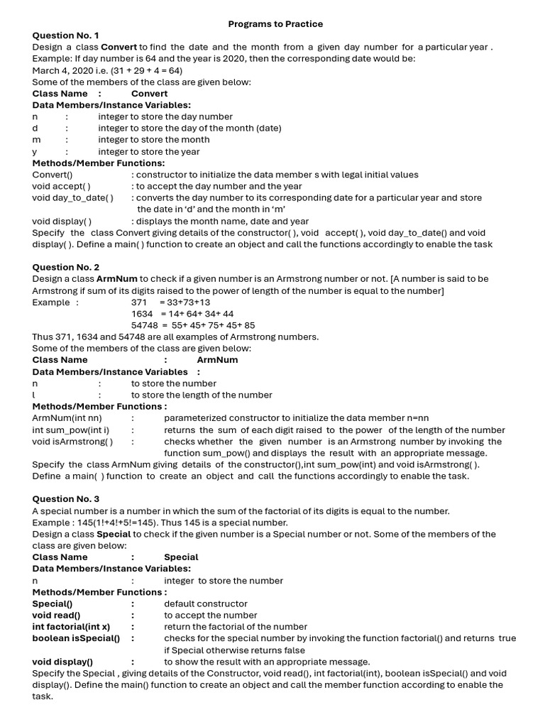 Java Classes for Number Conversion & Checks | PDF | Programming ...