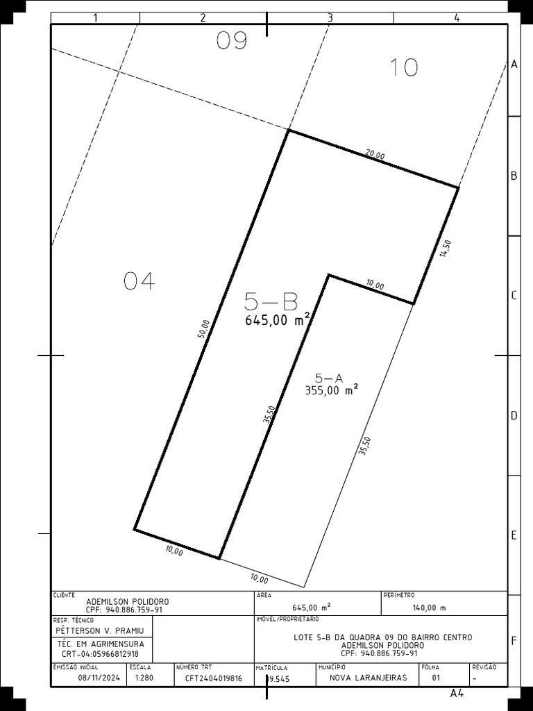 Ademilson-Folha A4 LOTE 5B | PDF