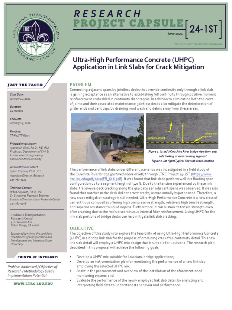 Capsule 24 1ST Ultra-High Performance Concrete (UHPC) Application in ...