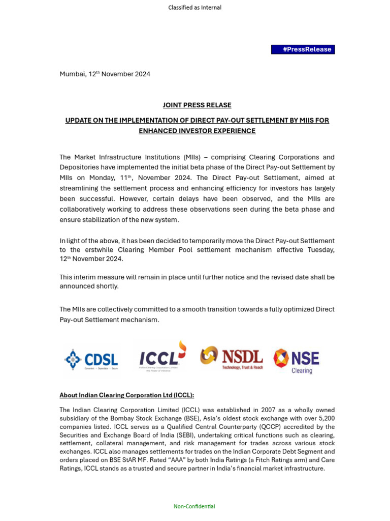 Joint Press Release DPC | PDF