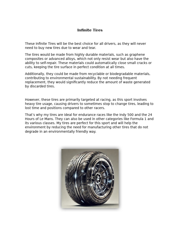 Infinite Tires | PDF