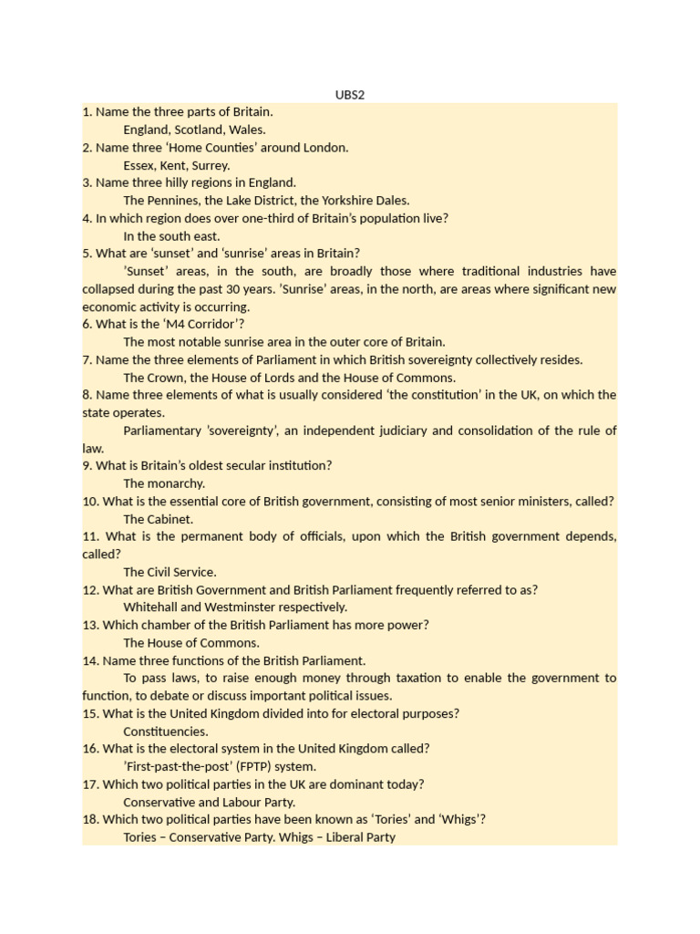 UBS2 | PDF | Northern Ireland | House Of Lords