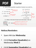Completing the Square Worksheet | PDF | Teaching Methods & Materials