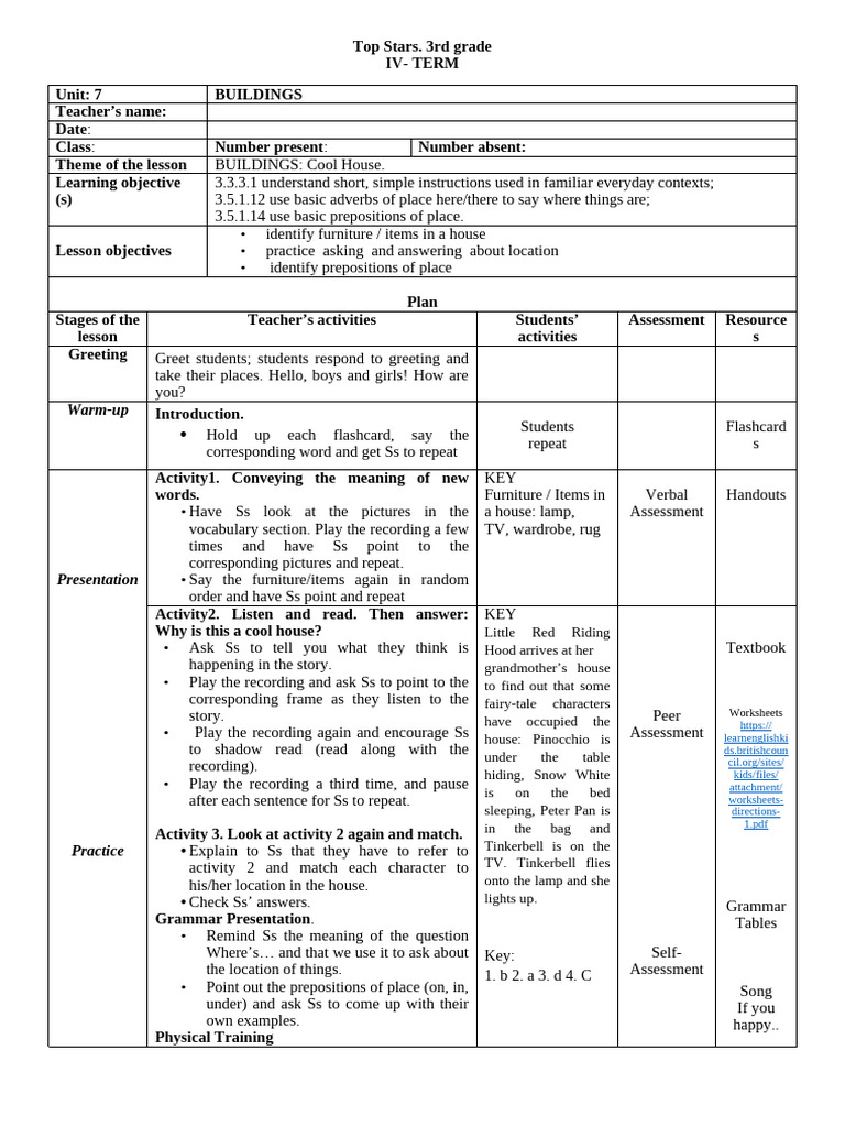 Top Stars 3 Kz IV Term Обновленный | PDF | Educational Technology ...