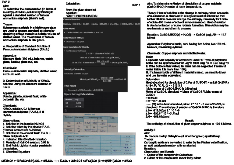 Chem Cheat Codes | PDF
