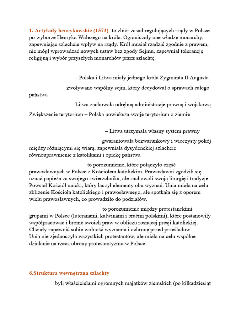 Historia - 1 Dział - Kopia - Kopia | PDF