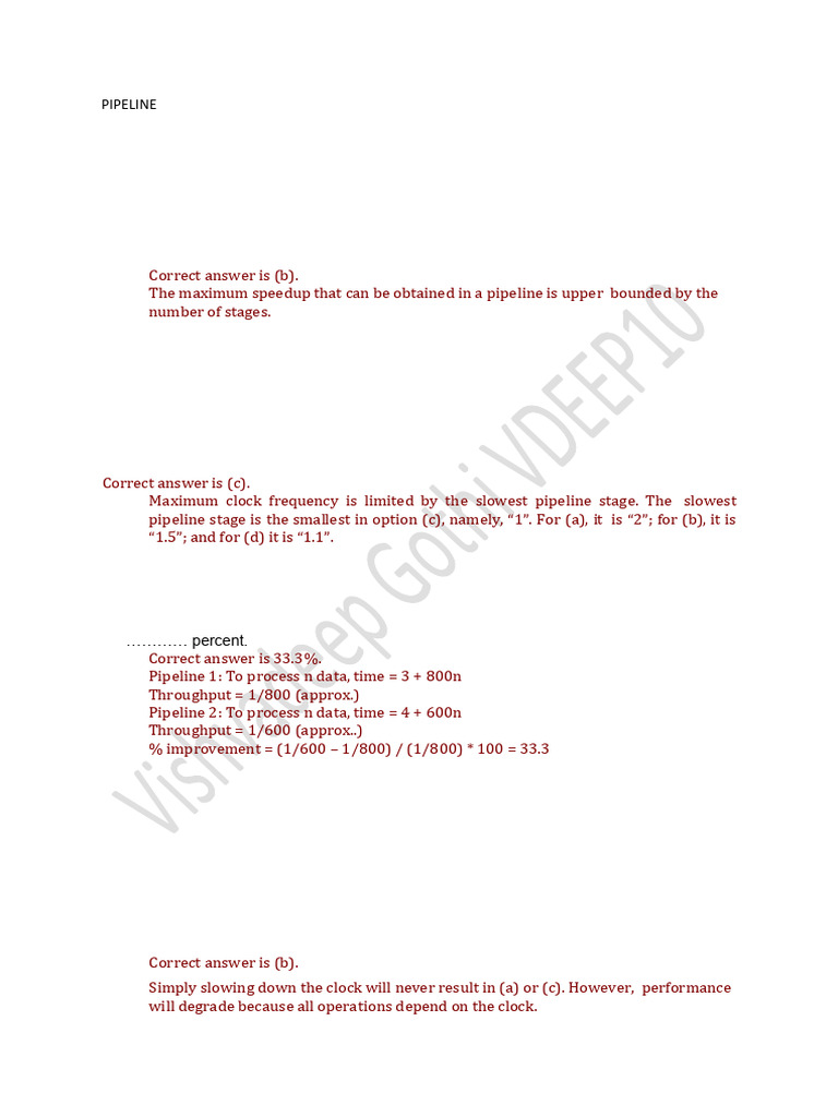 PIPELINE | PDF | Central Processing Unit | Computer Hardware