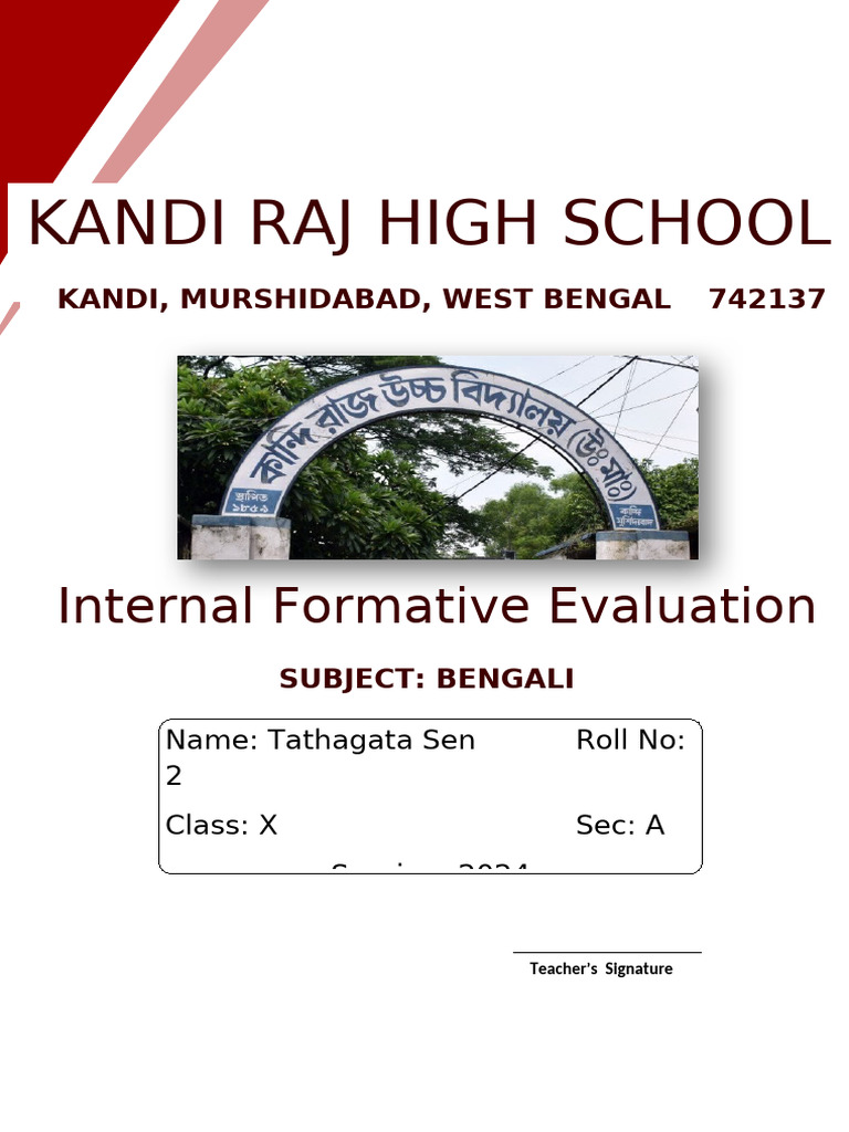 Bengali Rochona | PDF
