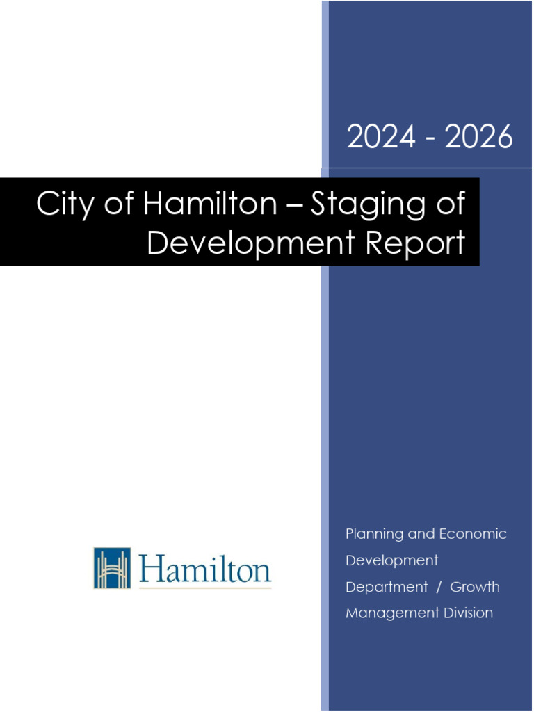 Staging of Development Report 2024 2026 | PDF | Housing | Planning