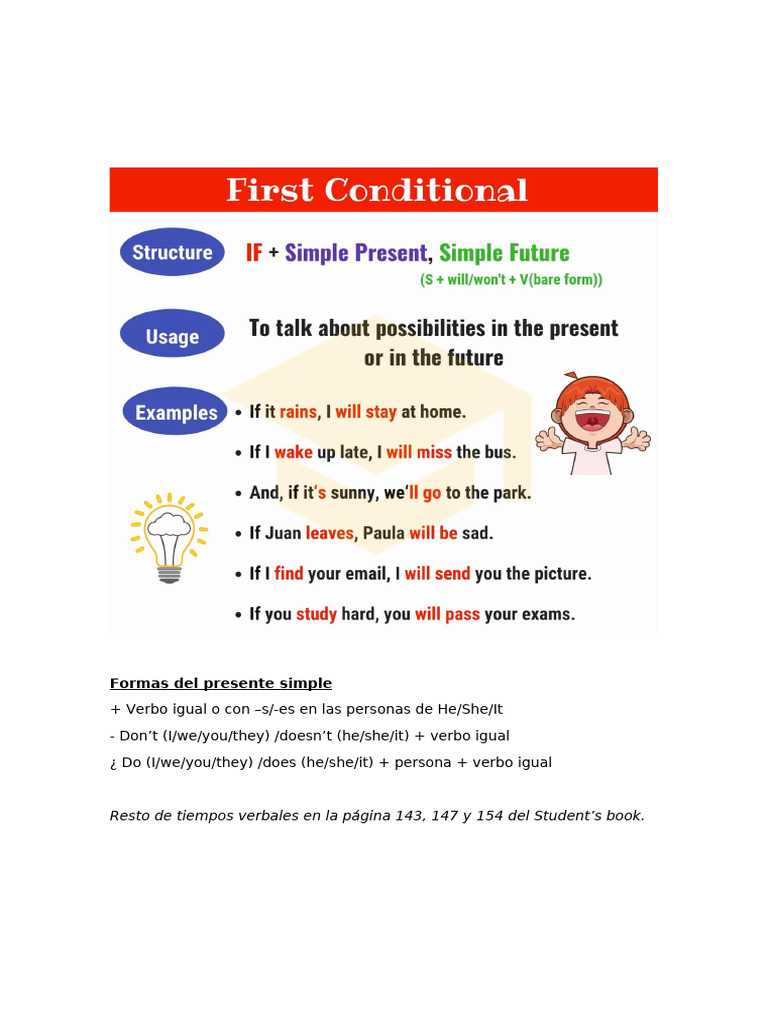 Conditionals Explanation | PDF