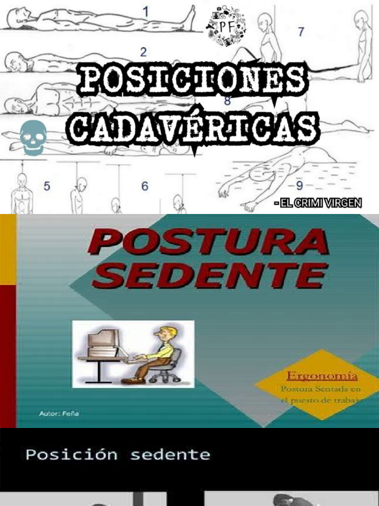 posiciones cadavericas | PDF | Rodilla | Levantar (Fuerza)