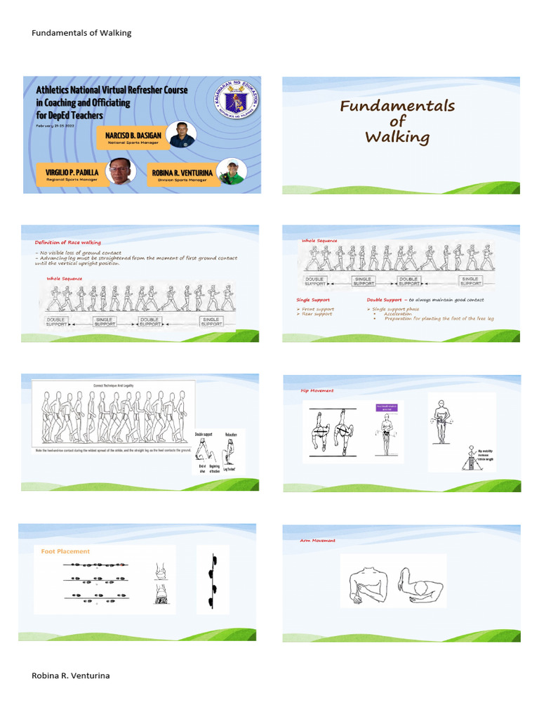 Fundamentals of Walking | PDF