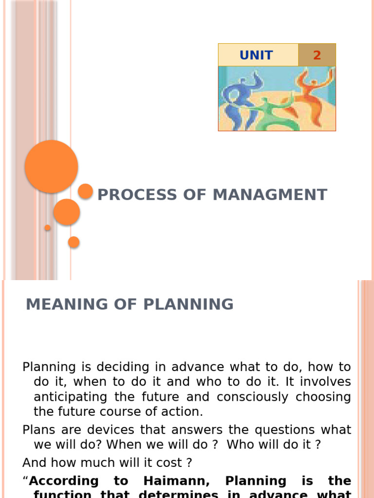 Process of Managment | PDF | Decision Making | Choice
