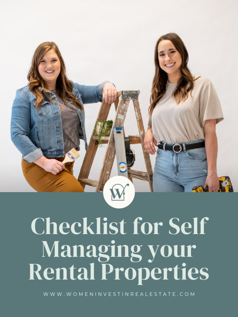 Rental Property Self-Management Checklist | PDF | Renting | Landlord
