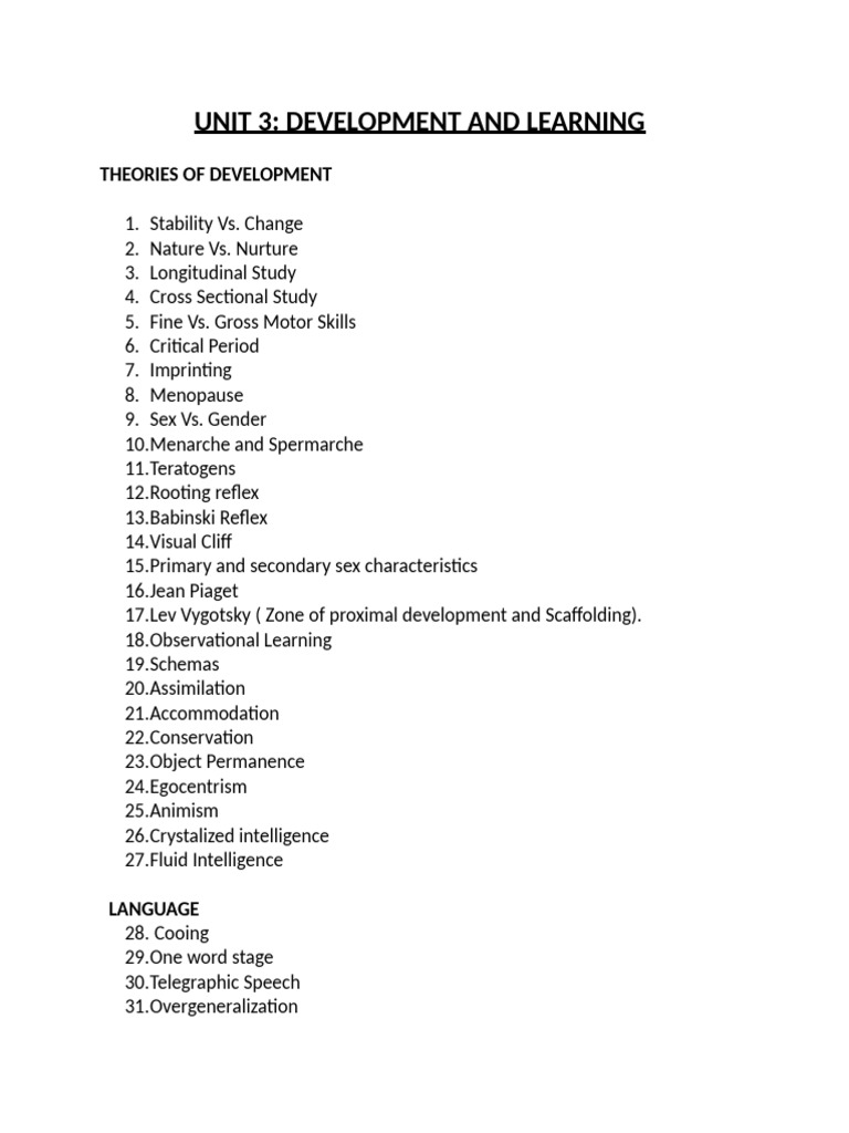 UNIT 3 NEW Vocabulary | PDF