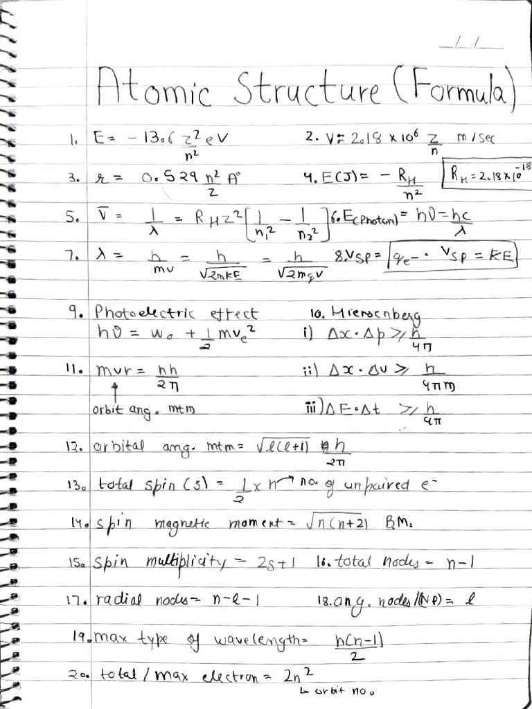 Understanding Atomic Structure Concepts | PDF