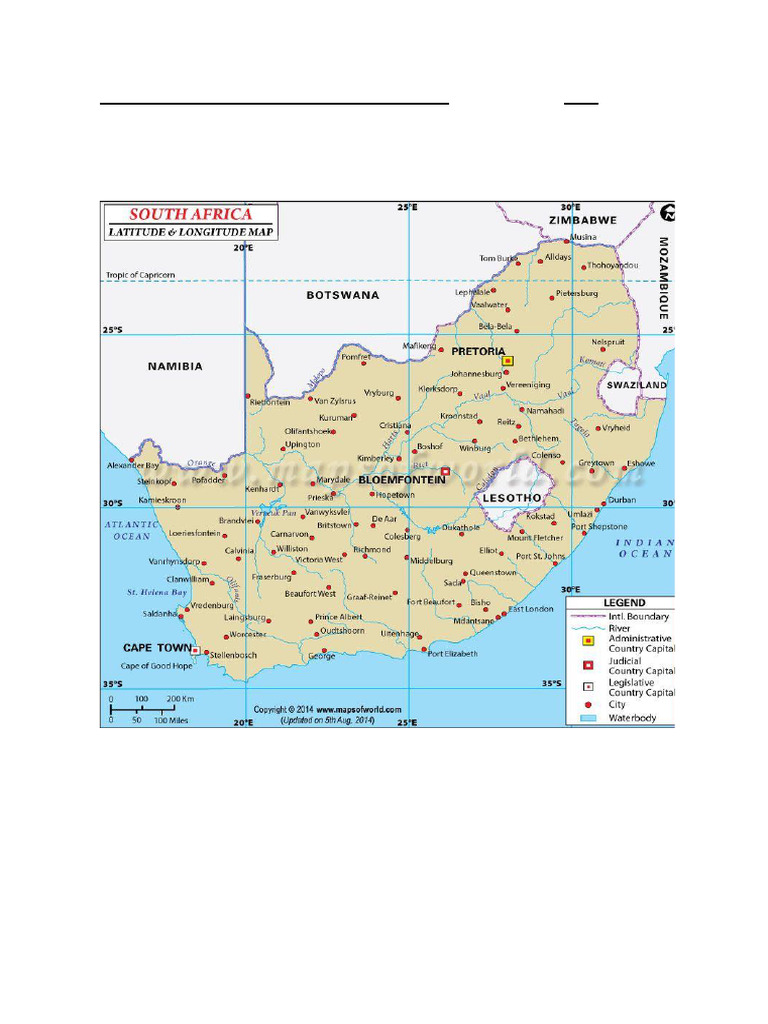 '2023 T1 Geo 9 WORKSHEETS' | PDF | Contour Line | Latitude