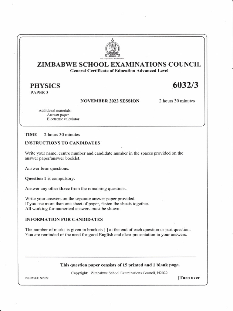 N2022 P3 A LVL Physics | PDF | Force | Atomic Nucleus