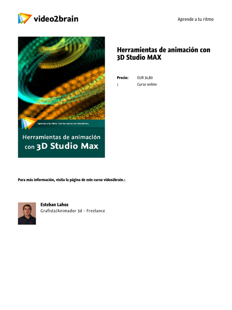 herramientas_de_animacion_con_3d_studio_max | PDF