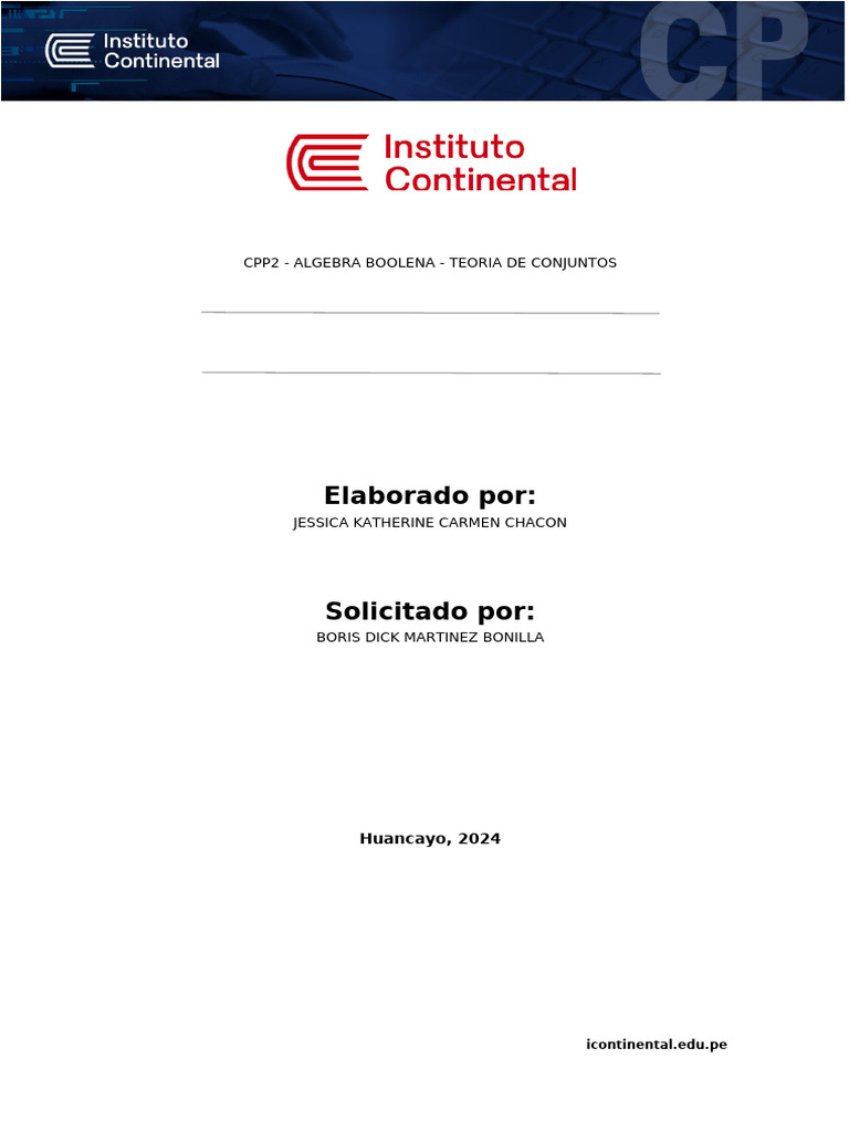 CPP2 Carmen Jessica | PDF | Lógica | Lógica matemática