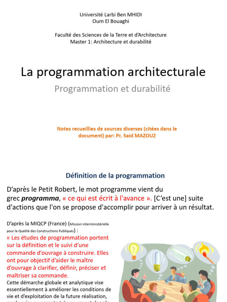 Programmation architecturale durable | PDF | Programmation informatique